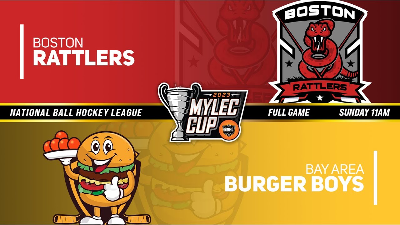 NBHL 2023 Mylec Cup: Boston Rattlers vs Bay Area Burger Boys Full Game ...