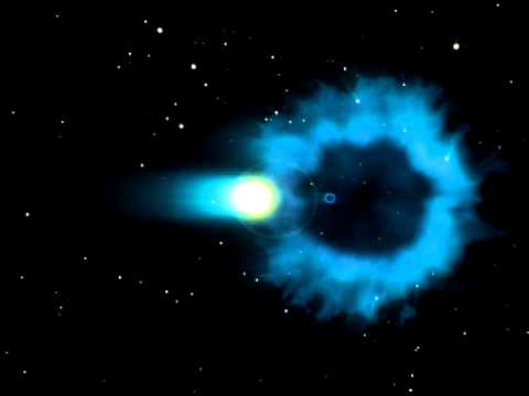 Supernova explosion with black hole kick out artist's impression ESA ...