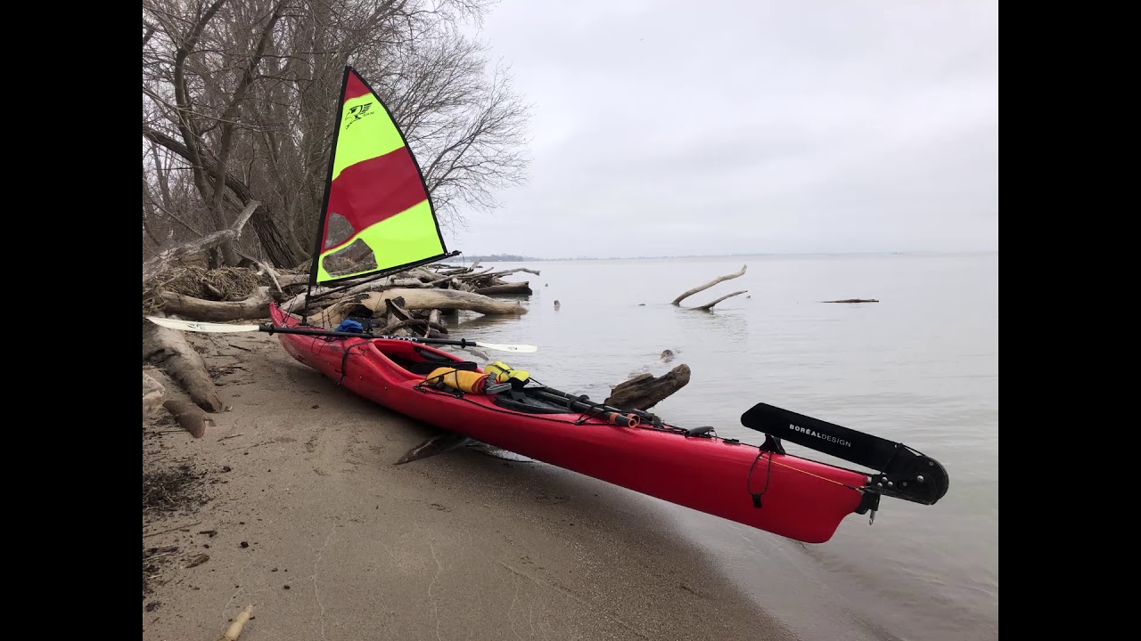 First trip with Falcon Sail - YouTube