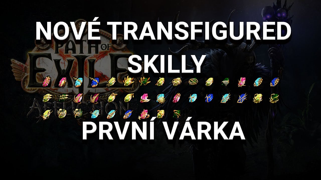 První várka PoE Transfigured skillů a jejich využití - YouTube