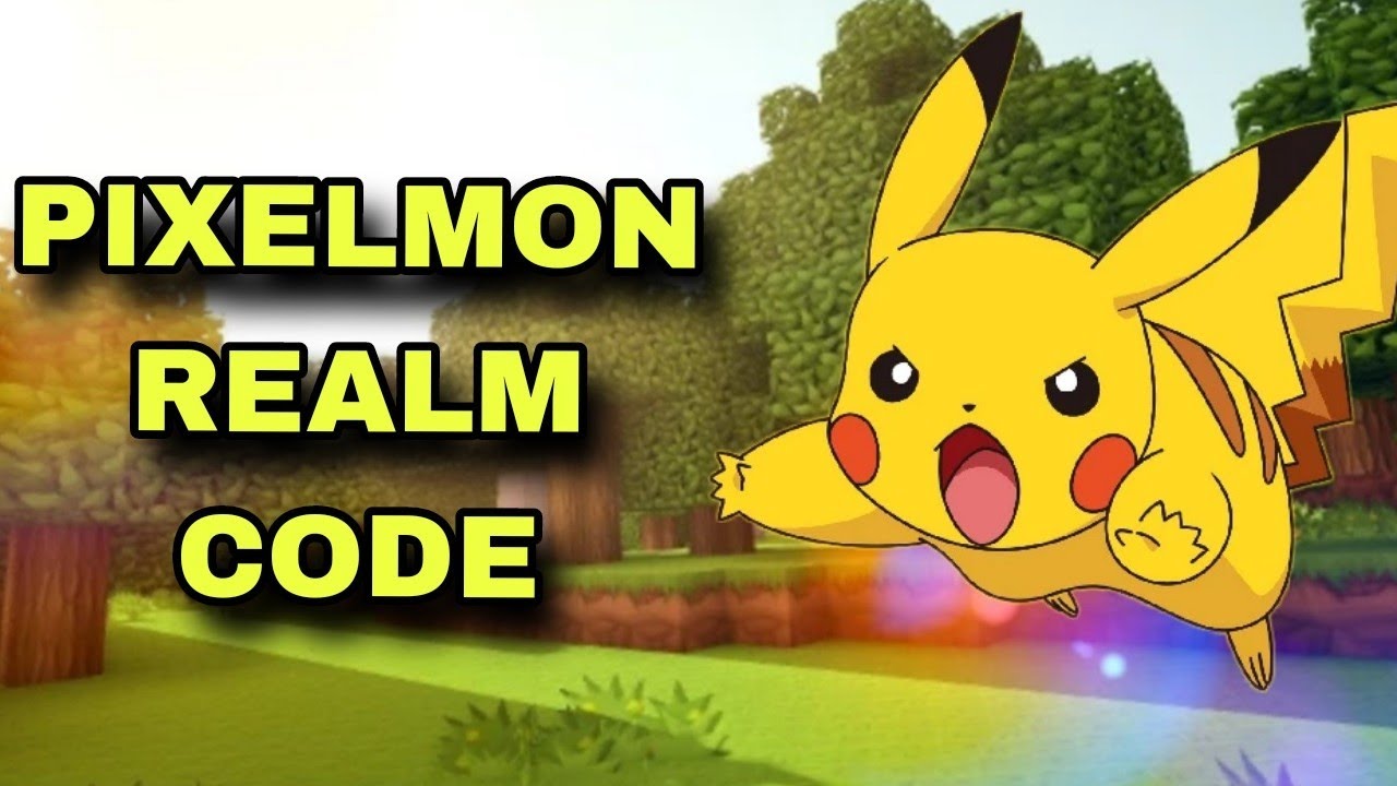 BEST PIXELMON REALM CODE FOR BEDROCK EDITION! - YouTube