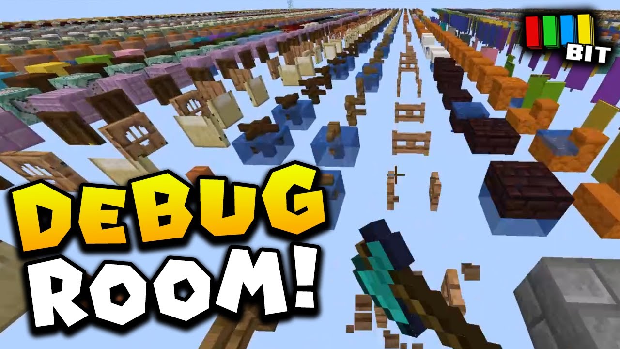 Minecraft (not so) SECRET DEBUG ROOM! - YouTube
