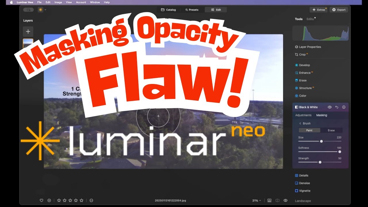 Luminar Neo masking paint and erase tutorial and review - YouTube
