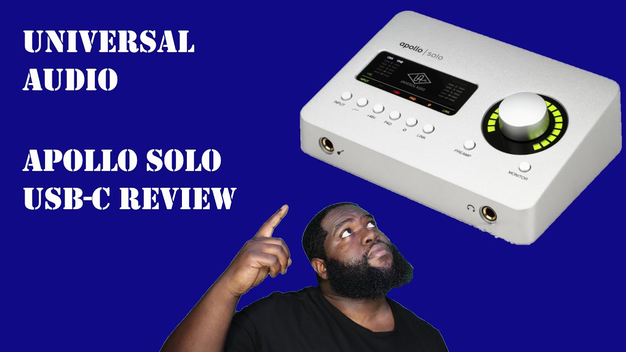 New Universal Audio Apollo Solo USB-C Review 2020 - YouTube