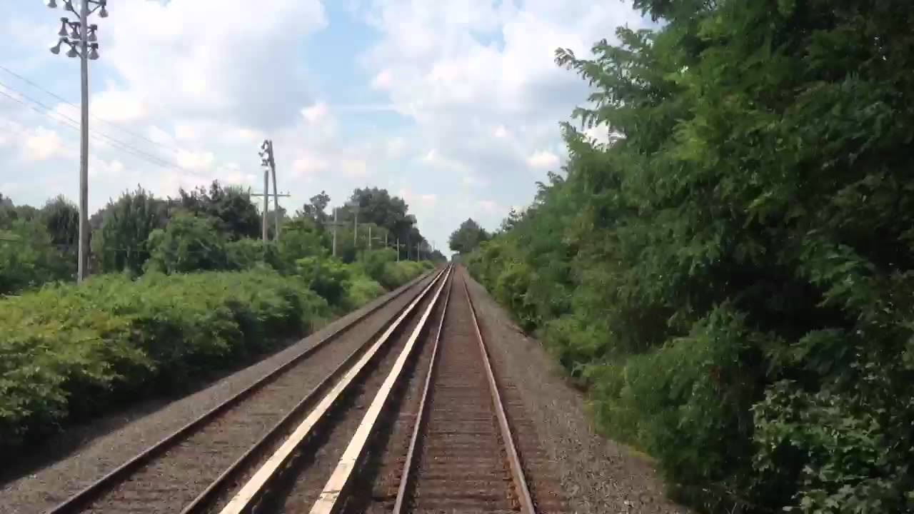 LIRR M3 front window view - YouTube