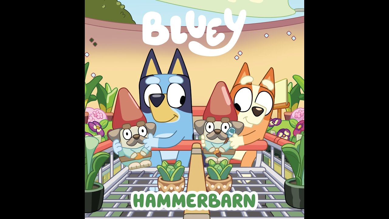 Reading Bluey and Bingo Book - Hammerbarn - Children Story Time Read ...