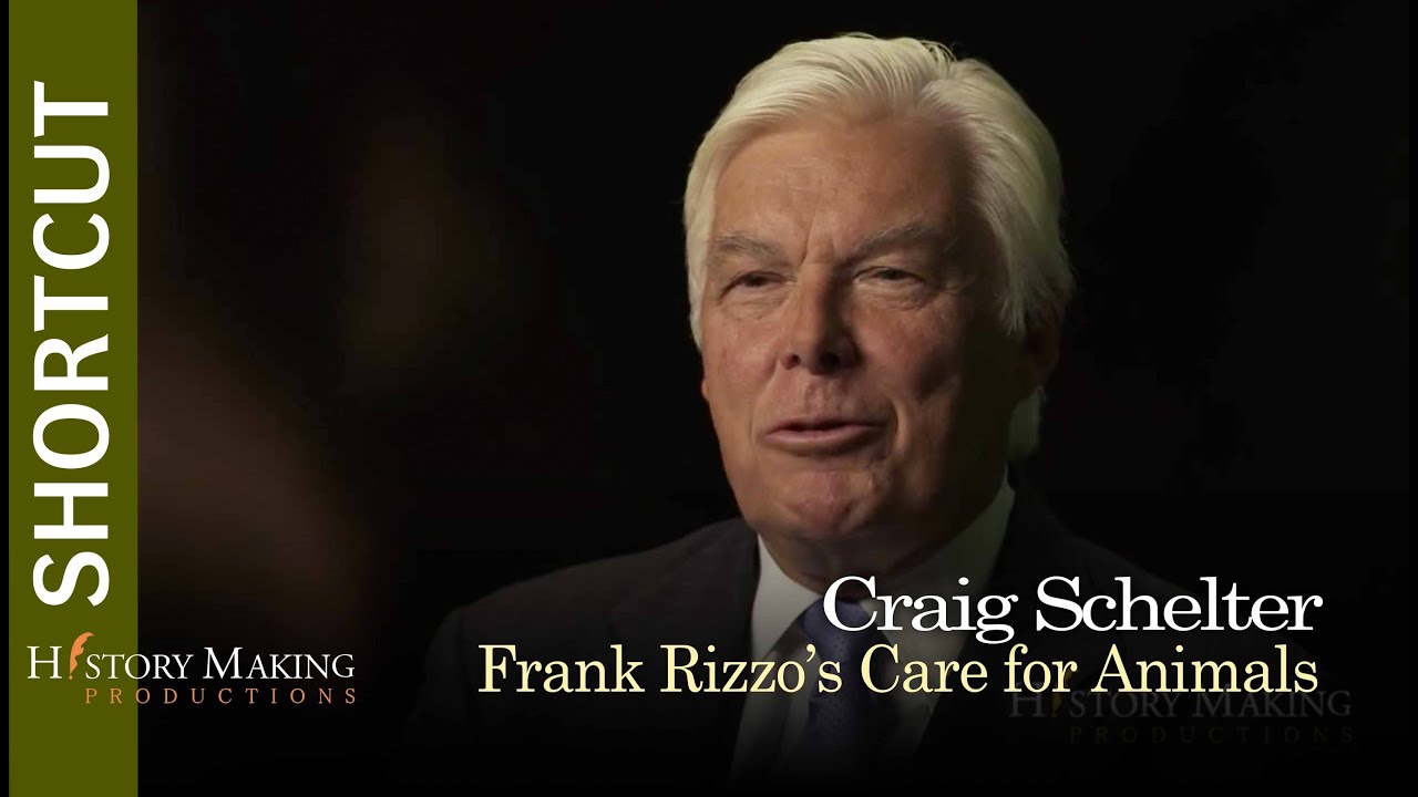 Craig Schelter on Frank Rizzo's Care for Animals - YouTube