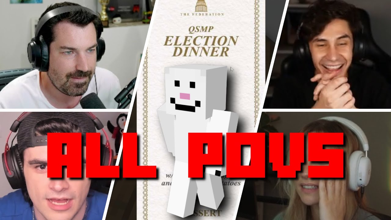 Cucurcho visits ALL THE QSMP Members to Invite them to The election ...