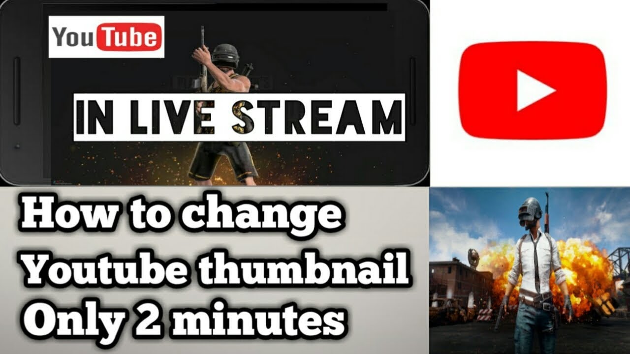 How to change youtube thumbnail in your live stream - YouTube