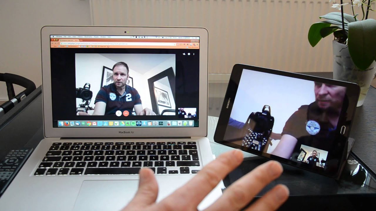 Asus Chromebook Flip c100 Google Hangouts video call problems - YouTube
