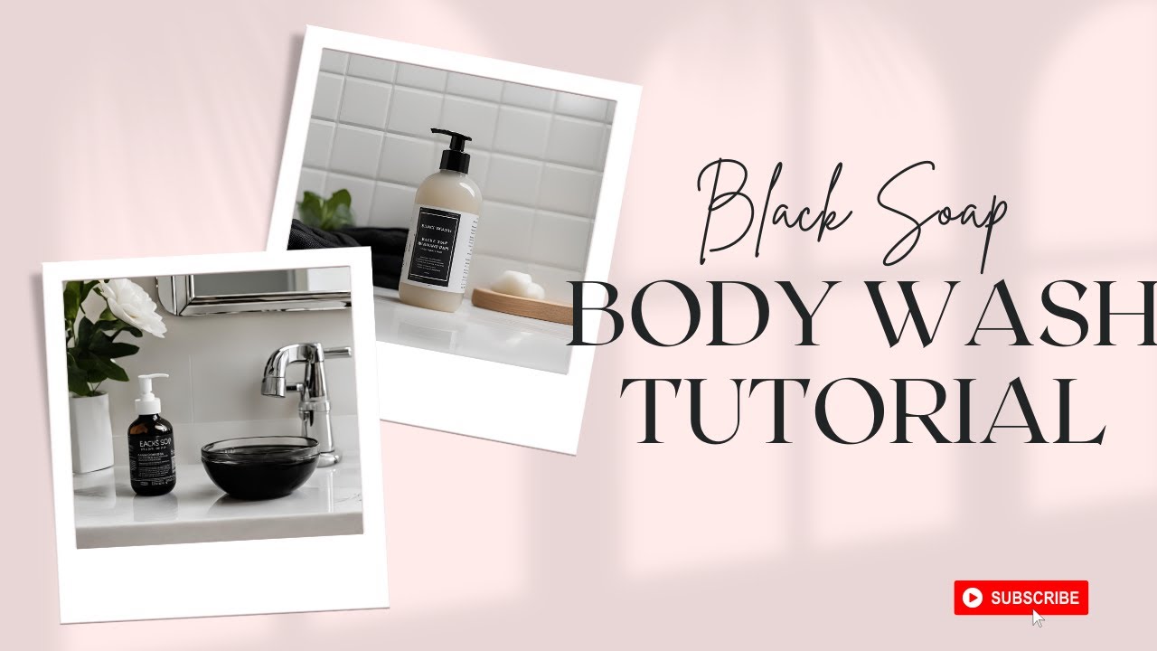 Simple Luxurious Black Soap Body Wash - YouTube