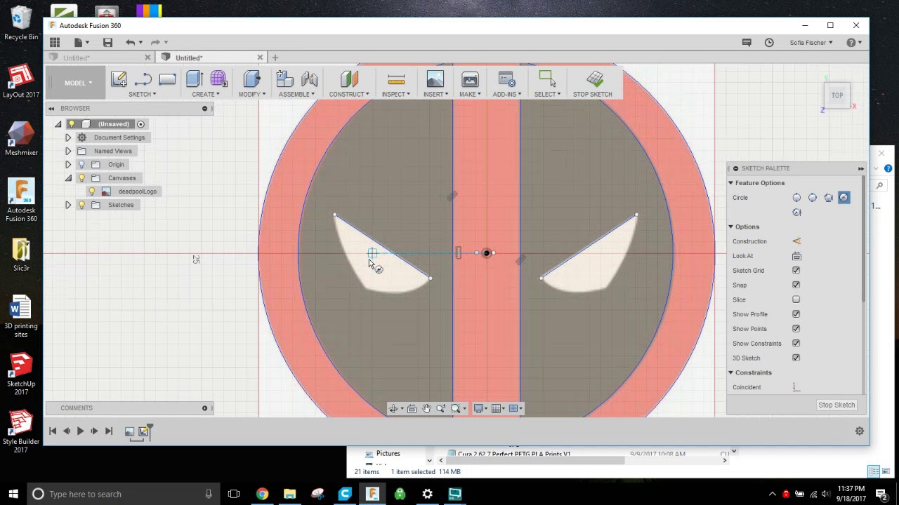 Fusion 360 - Custom Logos, Key chains, emblems for 3D printing - YouTube