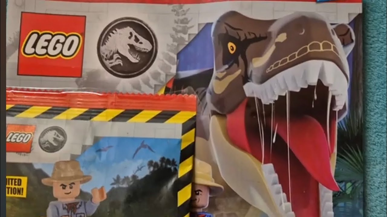 Lego Jurassic World Magazine Toy Review - Issue 17 - YouTube
