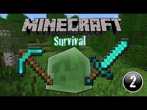 Collecting wood in Minecraft - YouTube