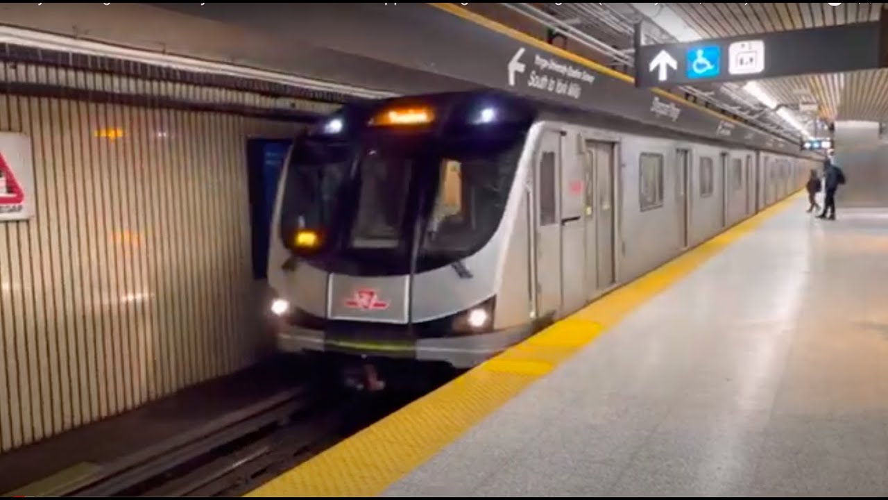 Early Morning TTC Subway Ride on line 1 from Sheppard-Yonge Stn to King ...