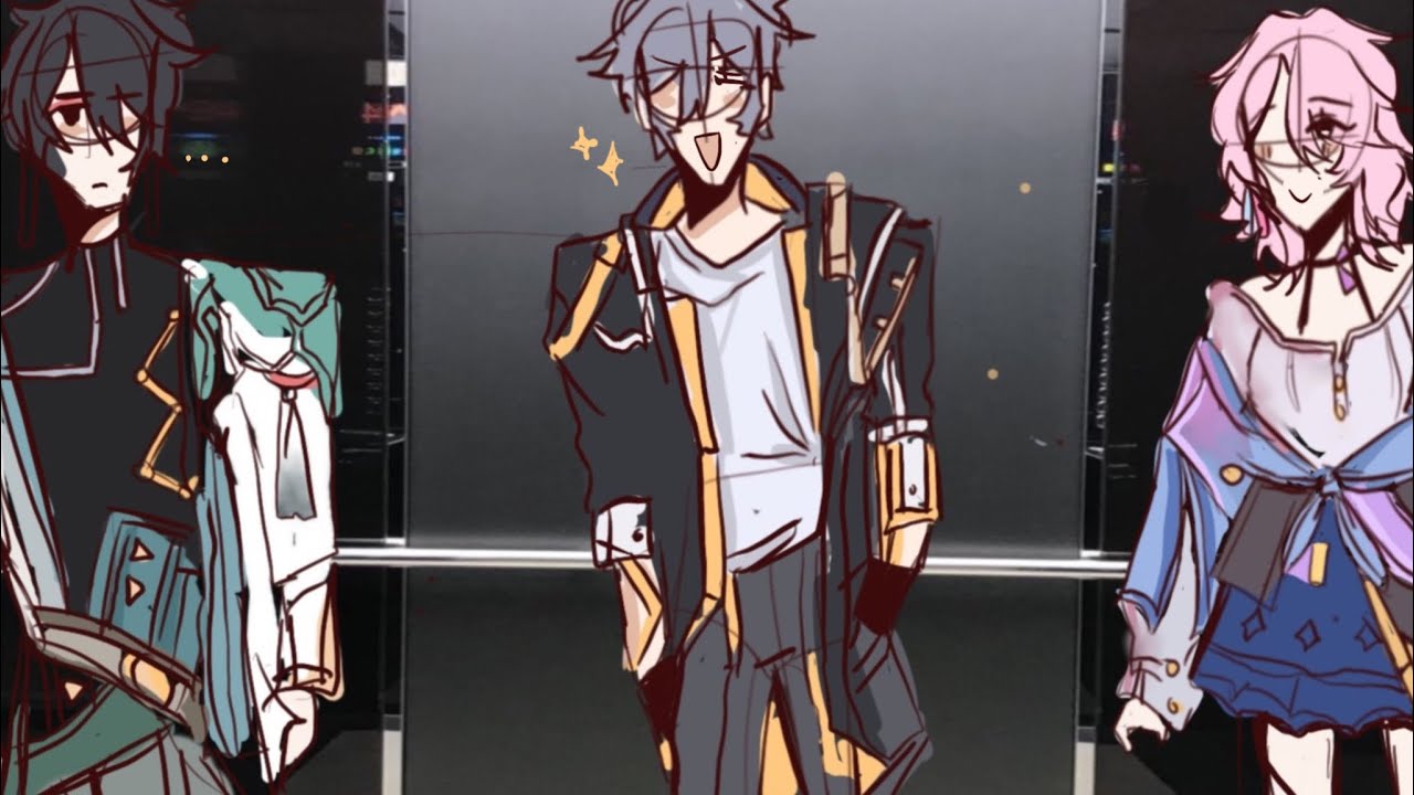 Trailerblazer Trio stuck in an elevator | Honkai Star Rail animatic - YouTube