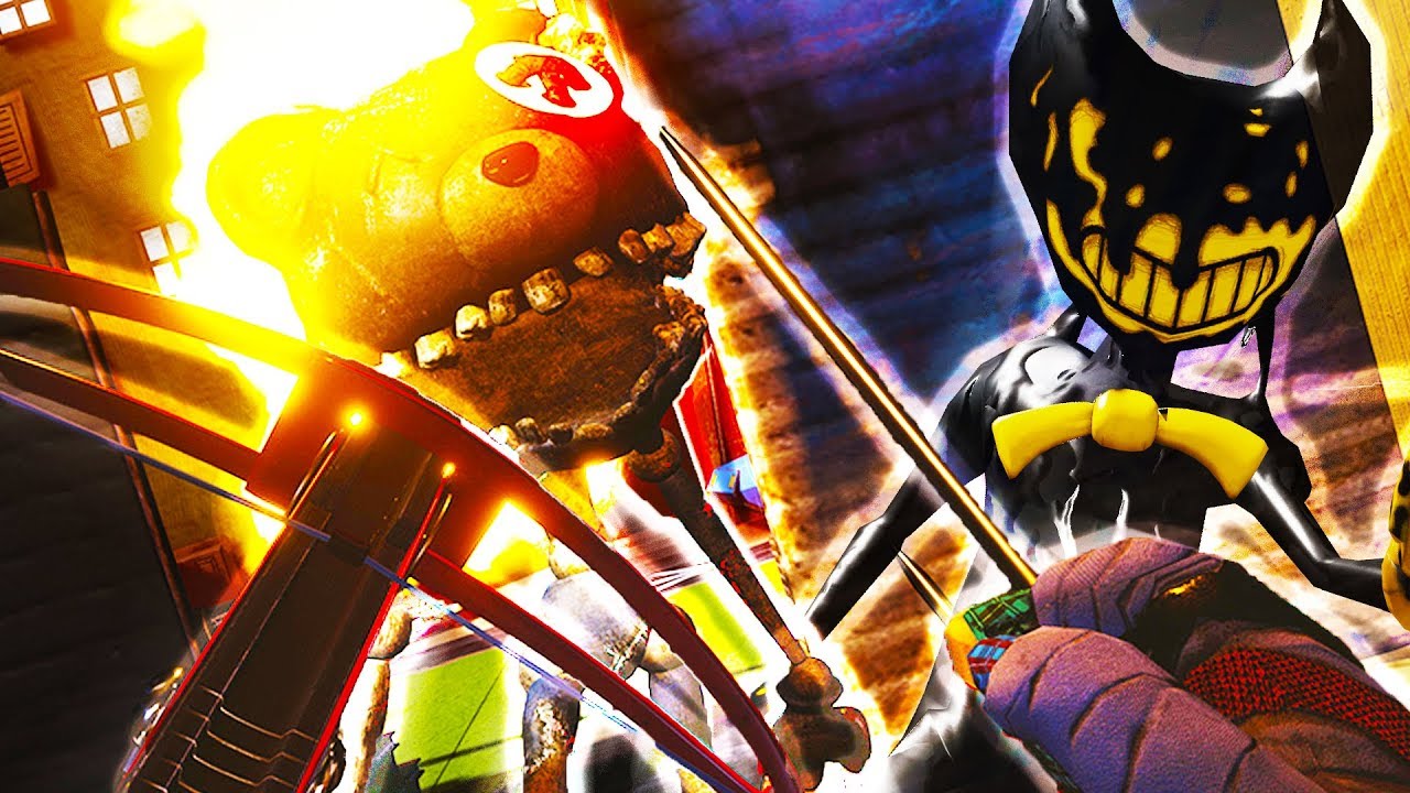 BENDY'S VR FRIENDS ARE BACK FOR REVENGE!! + FREE GAMES!! (Kartong VR ...