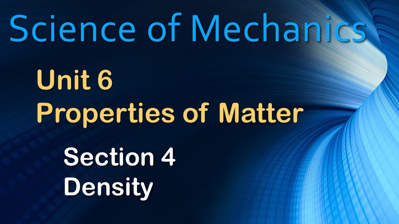 Density Explained The Engineering Mindset