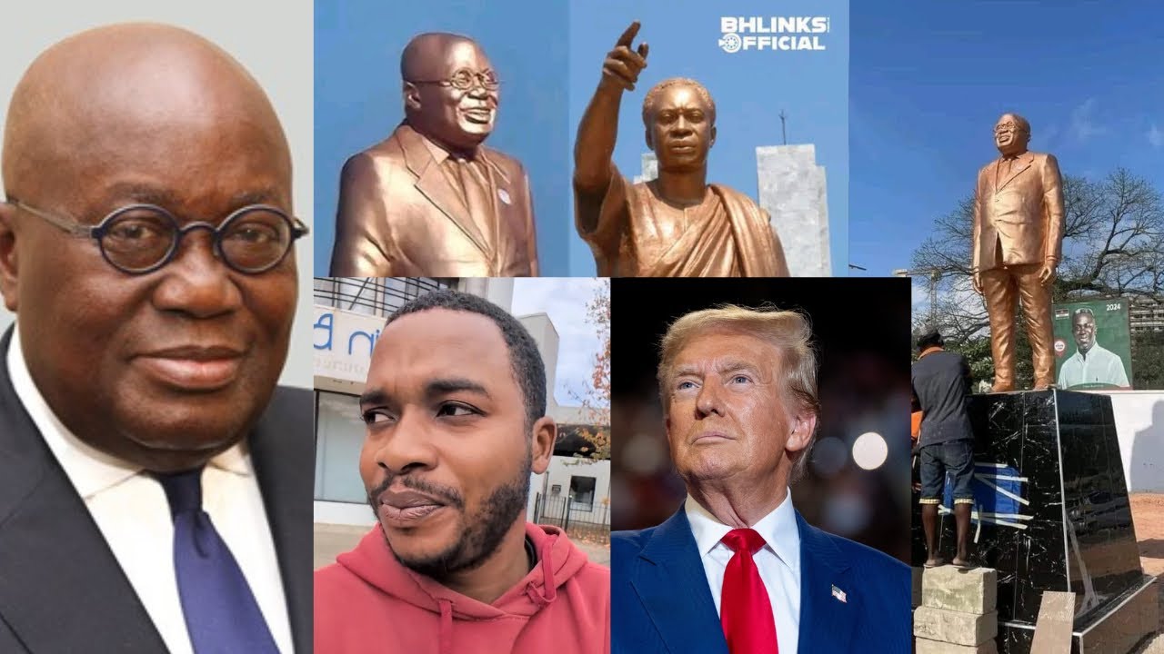President Akufo-Addo Unveils Statue of Himself, He Doesn’t Deserve It ...