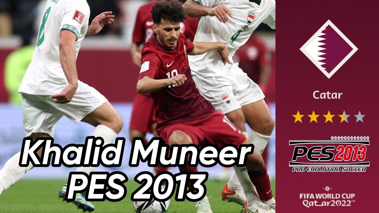 Khalid Muneer (Al-Wakrah - Qatar) Pes 2013 face and stats. - YouTube