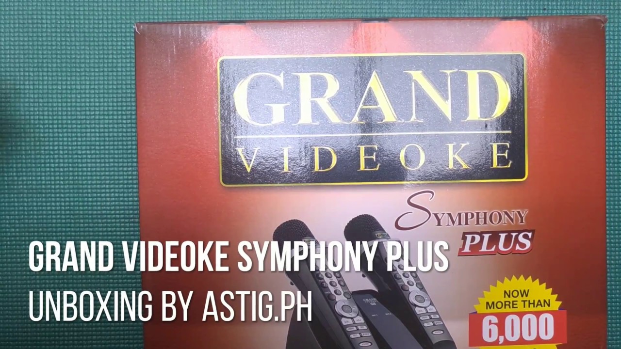 Grand Videoke Symphony Plus unboxing - YouTube