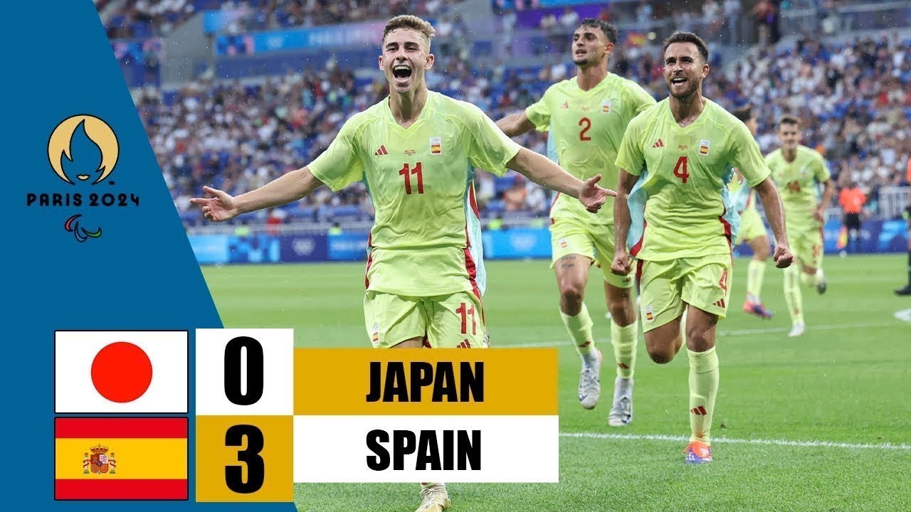 Spain vs Japan (3-0) | All Goals & Extended Highlights | Paris Olympics ...
