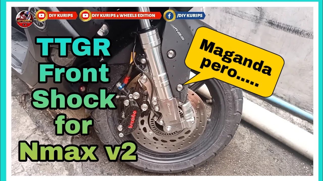 Moto Vlog 85 - TTGR front shock for Nmax v2 - YouTube
