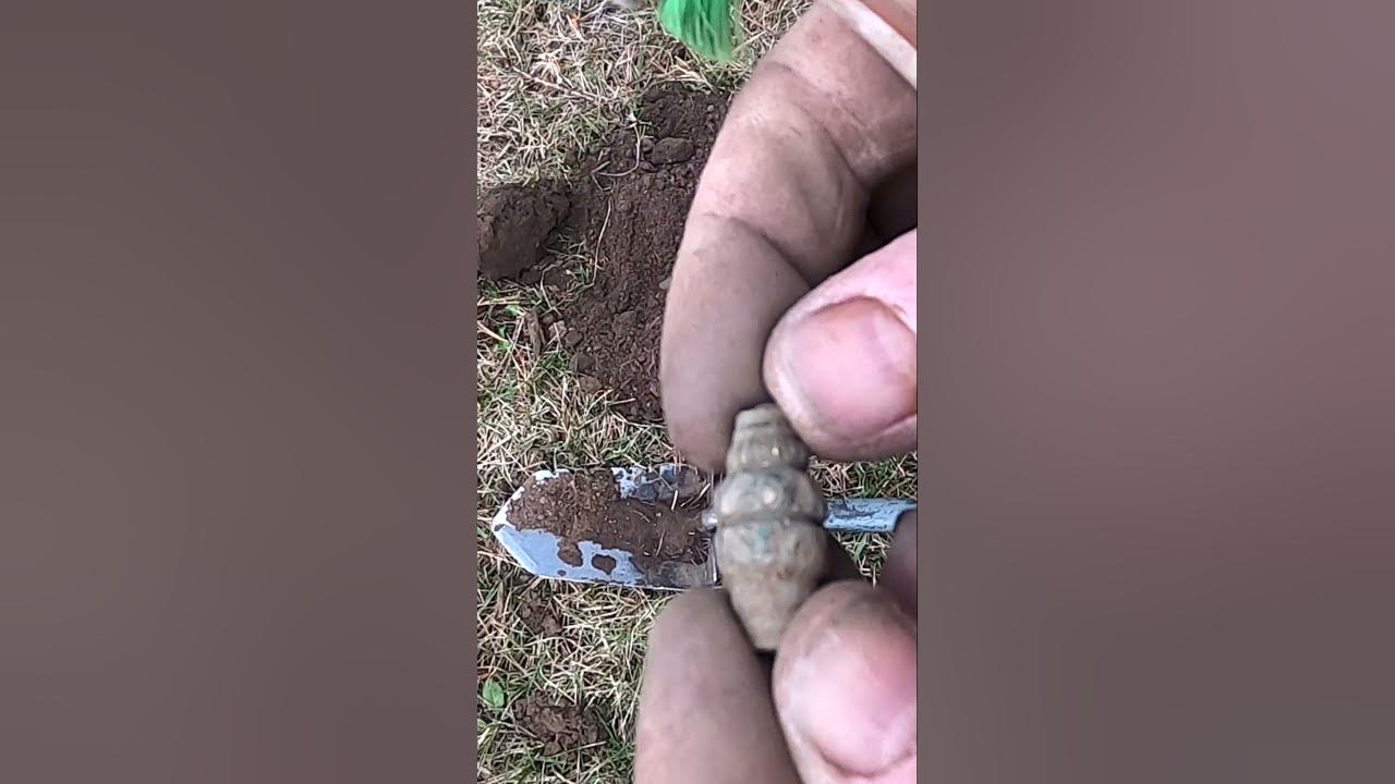 Metal Detecting Gold Bead 1800 Silver Coins Relics Toys Old Farm Western NY #metaldetecting # ...