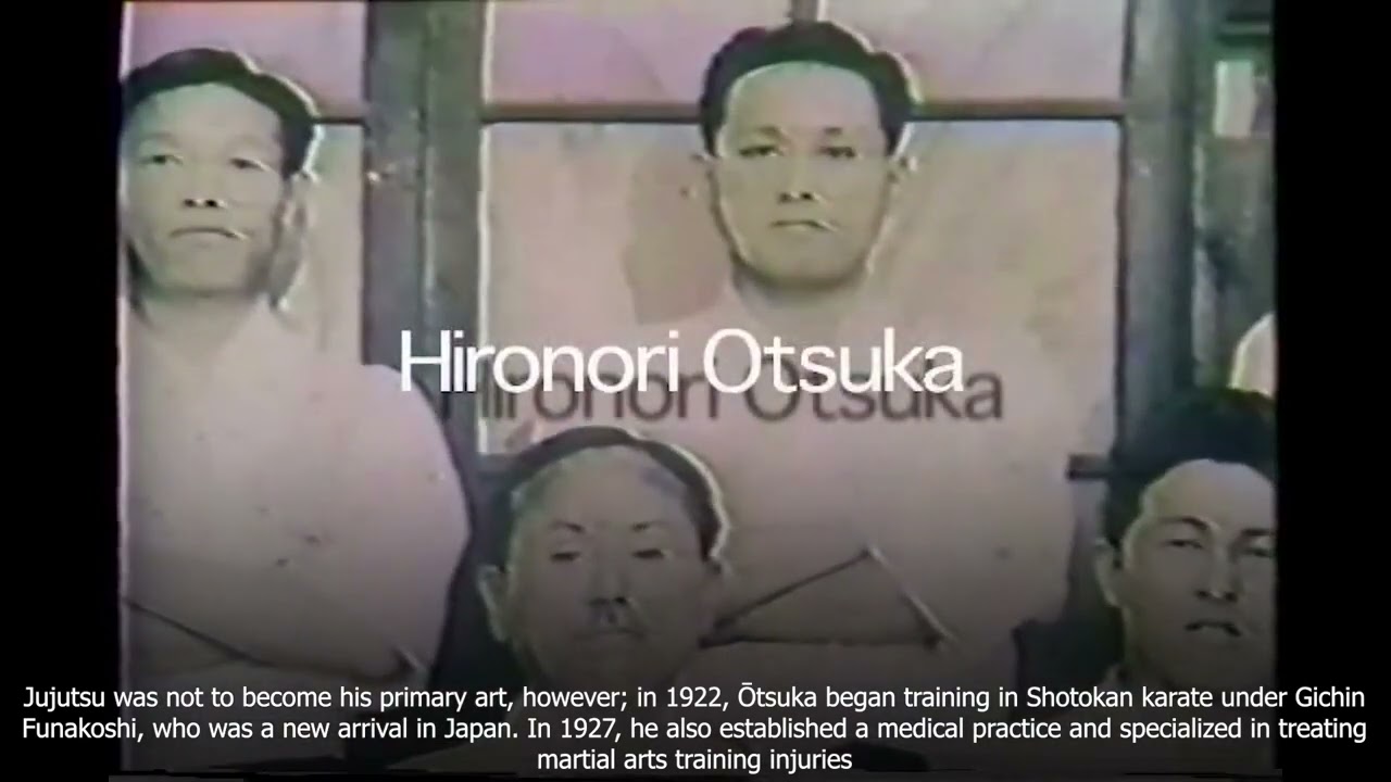The Master Hironori Otsuka The Founder of Wadō ryū Karate - YouTube