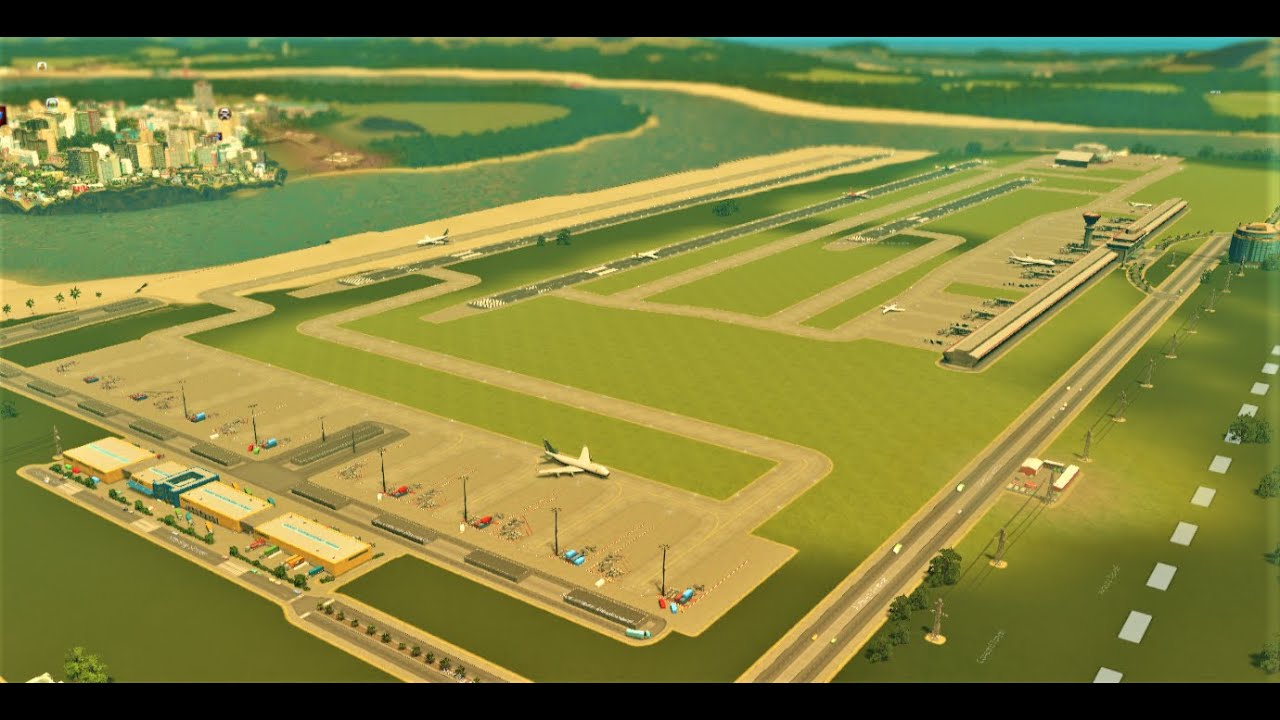 CITY SKY LINE AIRPORT.4 - YouTube