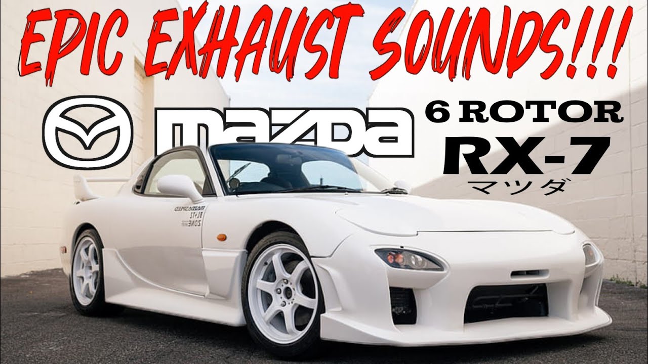 This 6 ROTOR mazda rx7 Epic Exhaust Sounds..! || - YouTube