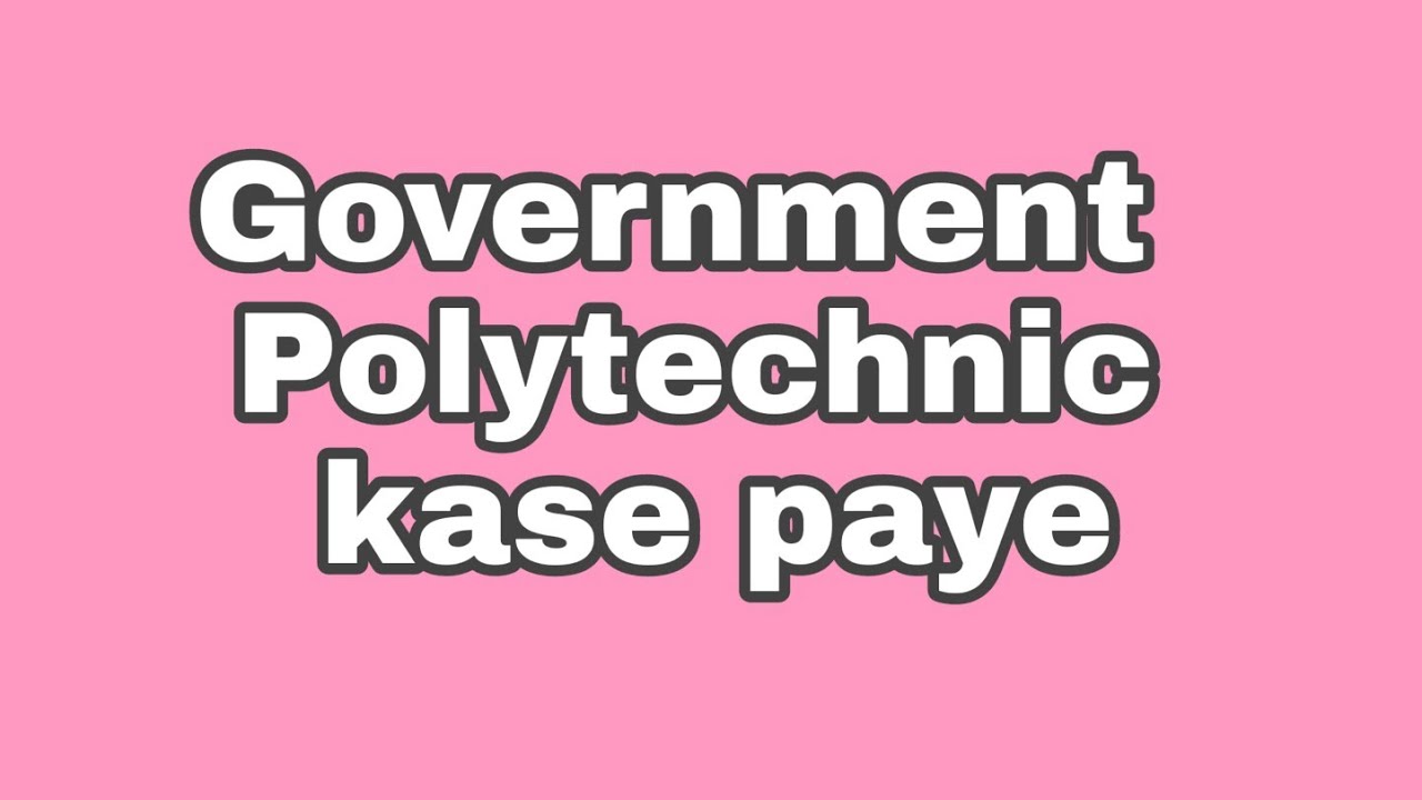 Government Polytechnic college kitne number m paye puri detail Sc or ST ...