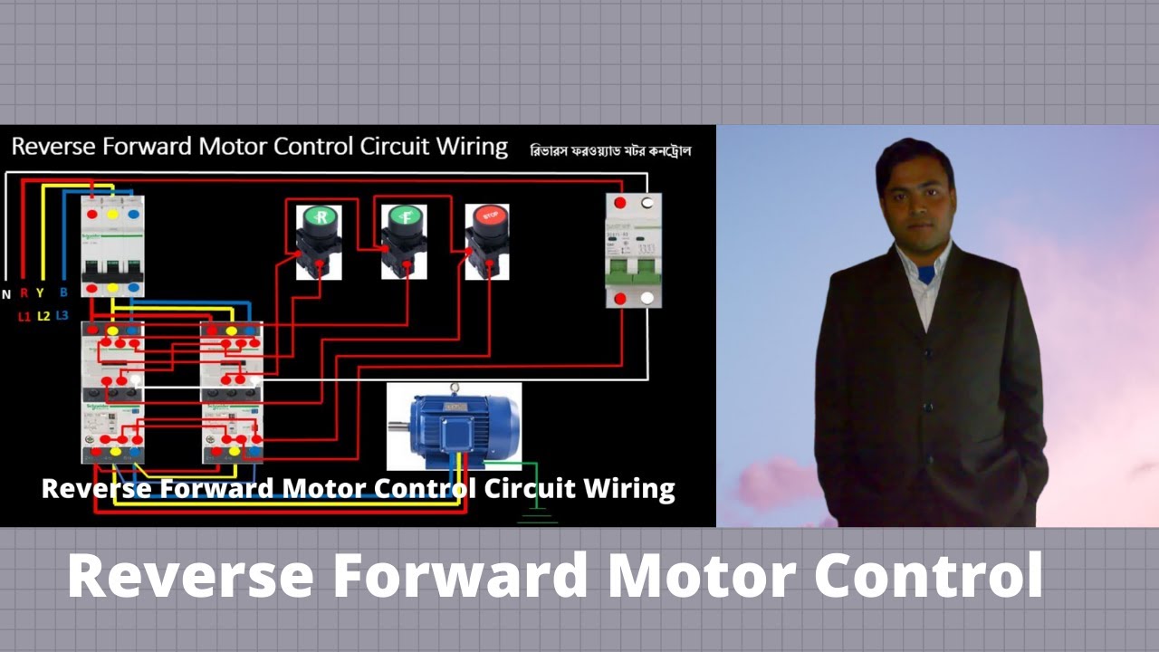 how to wiring reverse forward motor control circuit in 3 phases motor ...