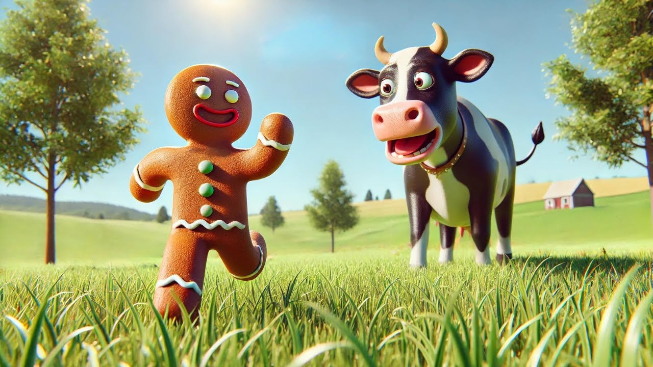 The Gingerbread Man | Animated Moral Stories | English Folk Tales ...