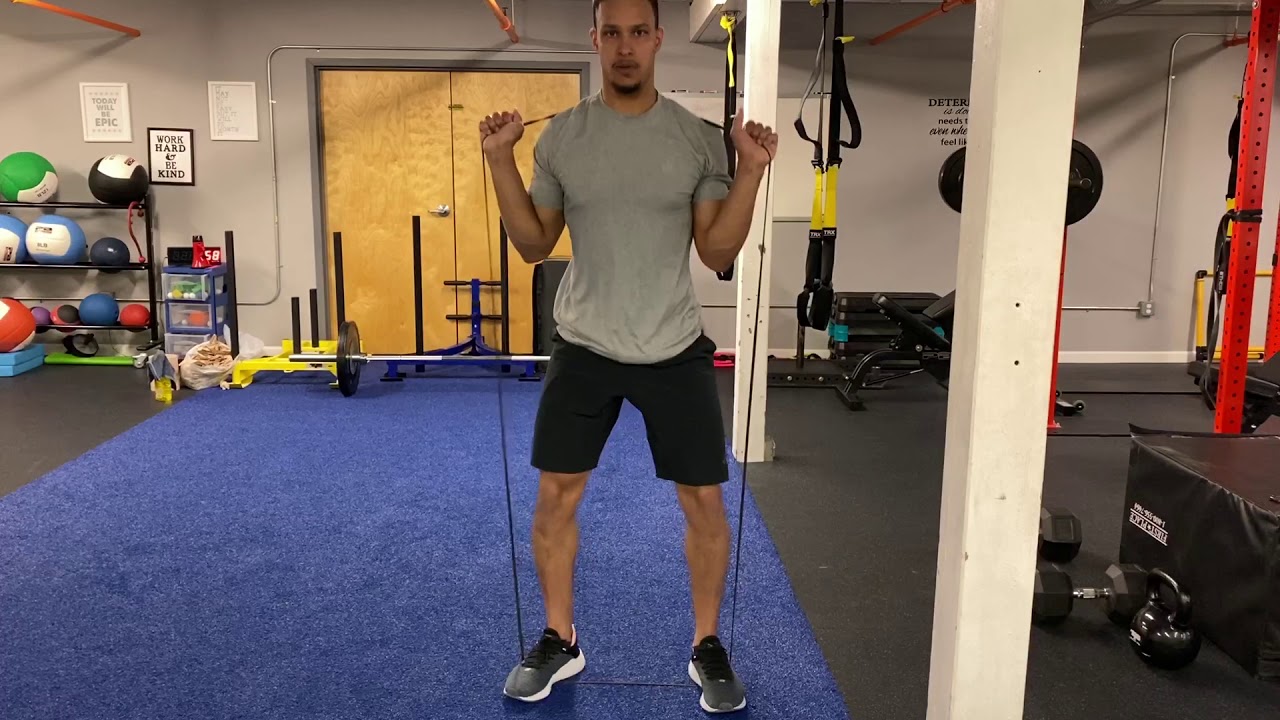 Band Back squat - YouTube