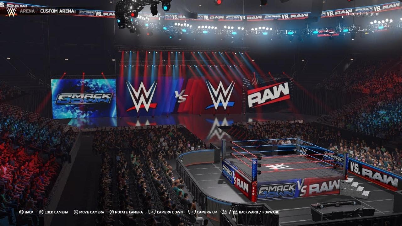 #WWE2K25 - Custom Arena - WWE SmackDown Vs. Raw Arena '25 - YouTube