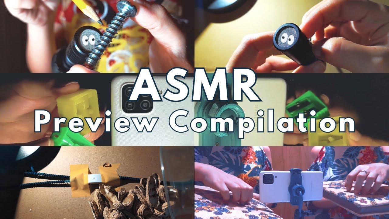 ASMR 20 PREVIEWS COMPILED - Jan to May (No Talking) - YouTube