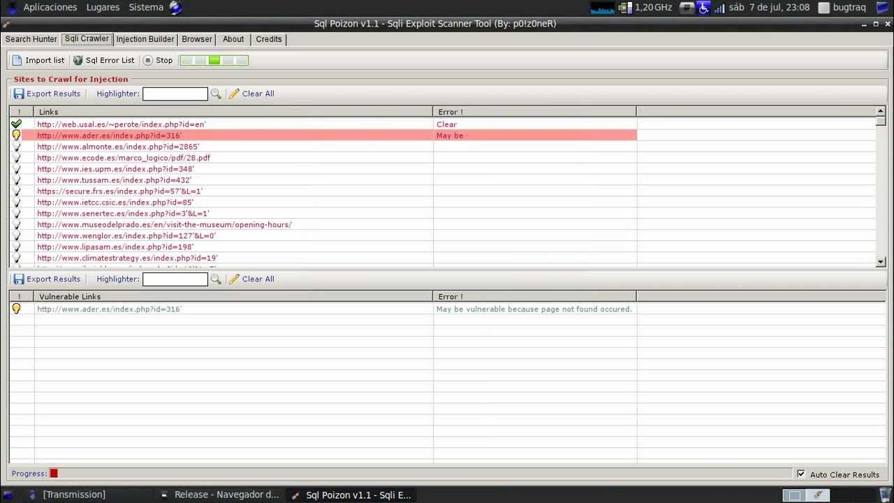 Sql Poizon v1.1 - The Exploit Scanner (bugtraq final) (t31m0) - YouTube