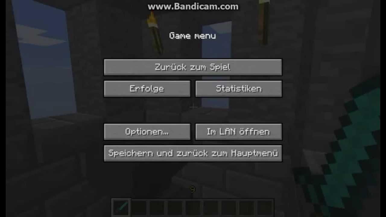 Minecraft tutorial "Schwert verzaubern" (Und d - YouTube
