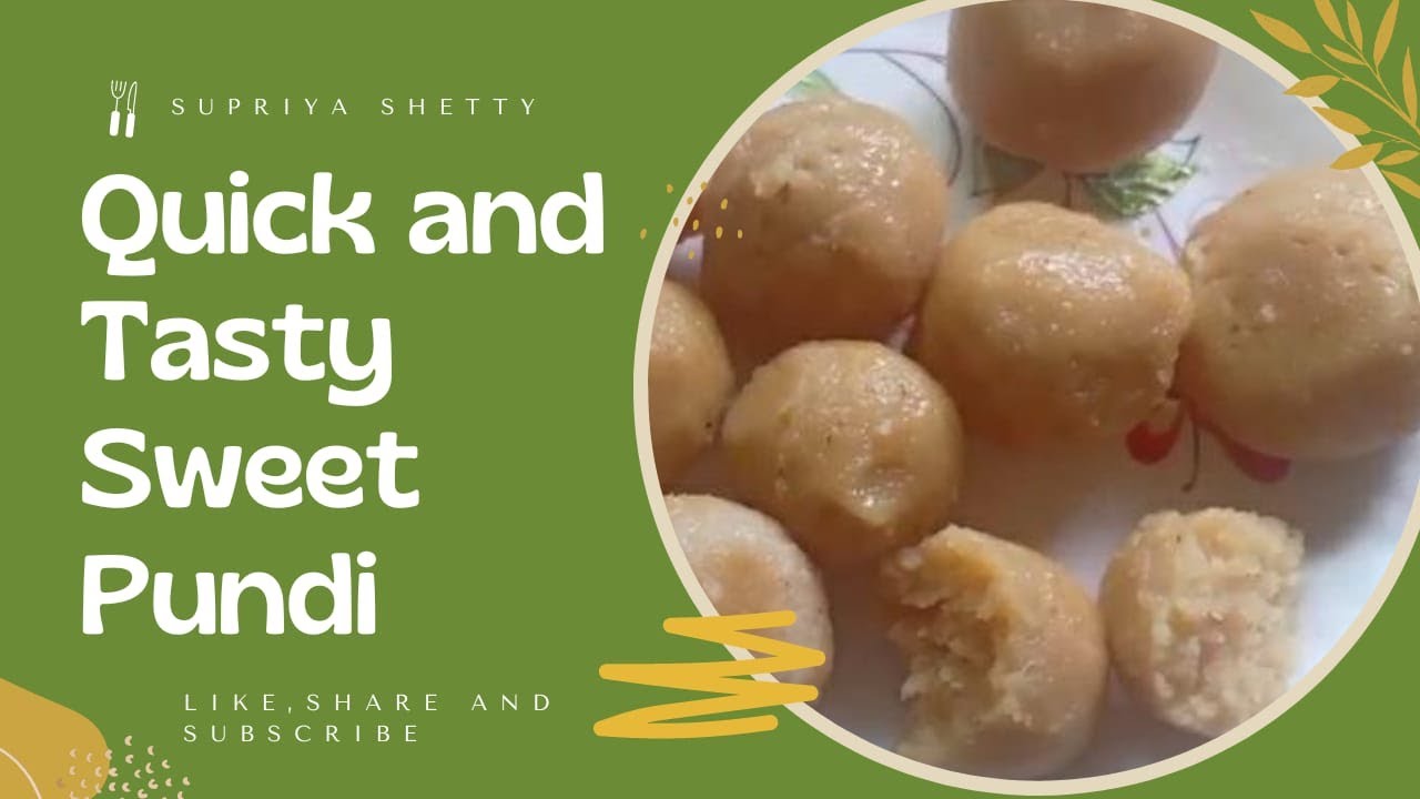 Very Tasty Sweet Pundi - YouTube