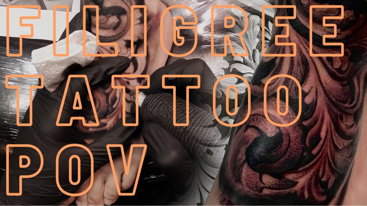 Tattooing Through My Eyes: Filigree On a Foot | TATTOO POV | - YouTube