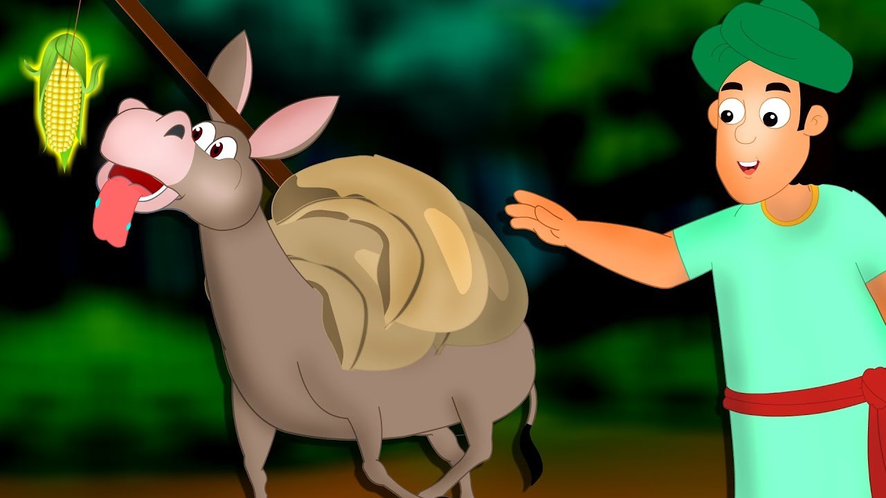 വിശന്ന കഴുത | Vishanna Kazhutha | Hungry Donkey story | Malayalam ...