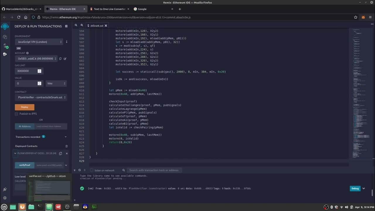 Create a Solidity Smart Contract from a zkSnark (snarkjs and circom) - YouTube