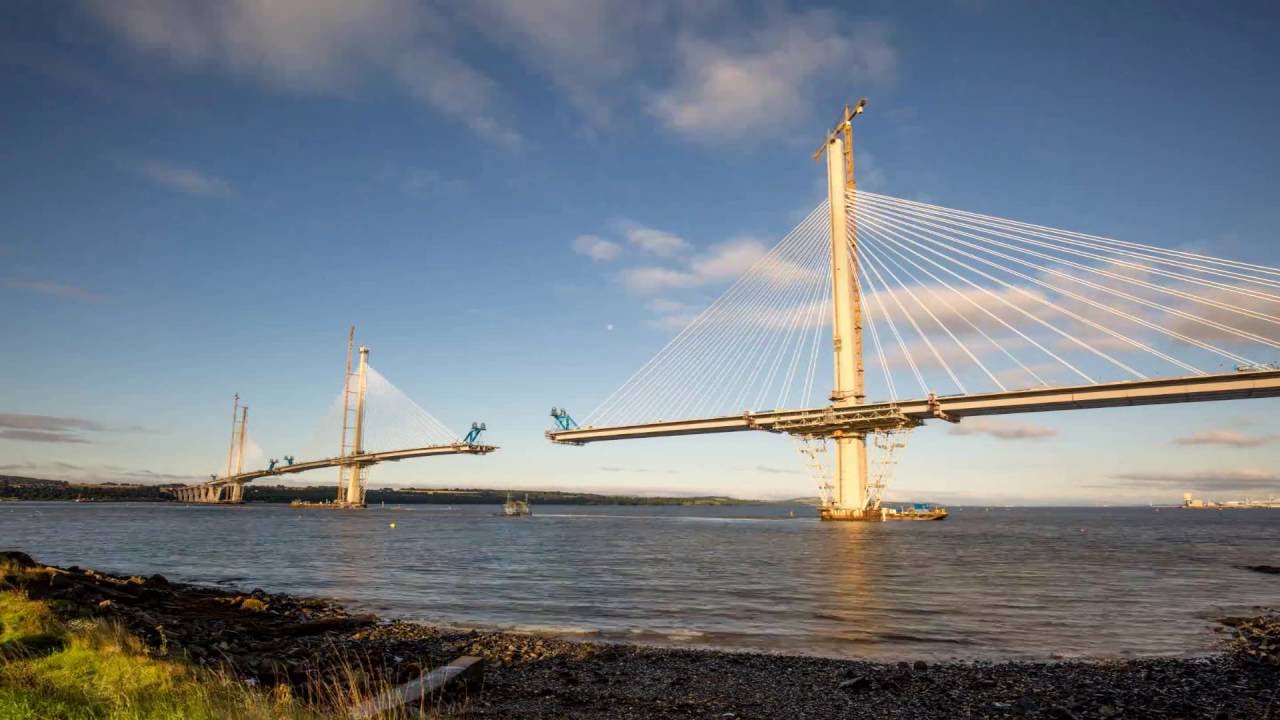 The Queensferry Crossing Timelapse - YouTube