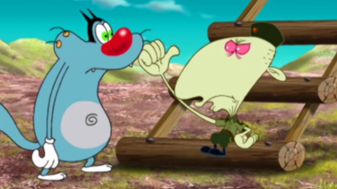 Oggy and the Cockroaches - Oggy's training (S02E35) BEST CARTOON ...