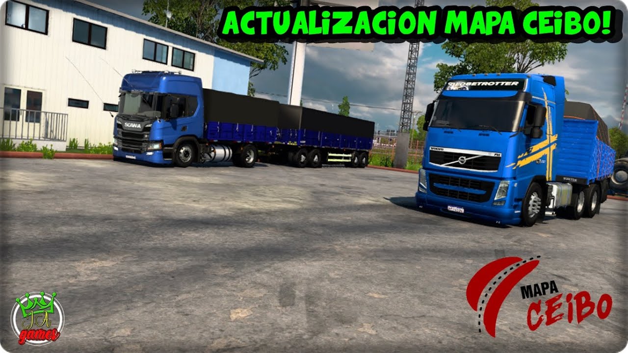 ACTUALIZACION MAPA CEIBO! QUE TRAE DE NUEVO?? - ETS2 MODS 1.45 - YouTube