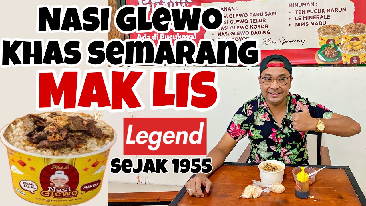NASI GLEWO KHAS SEMARANG MAK LIS - YouTube