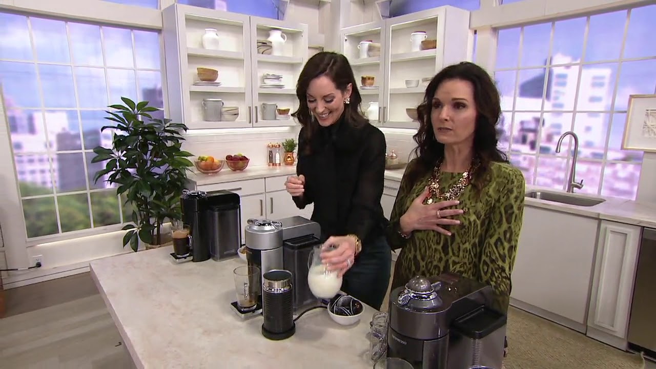 Nespresso Vertuo Espresso & Coffee Maker w/ 62 Capsules & Milk Frother ...