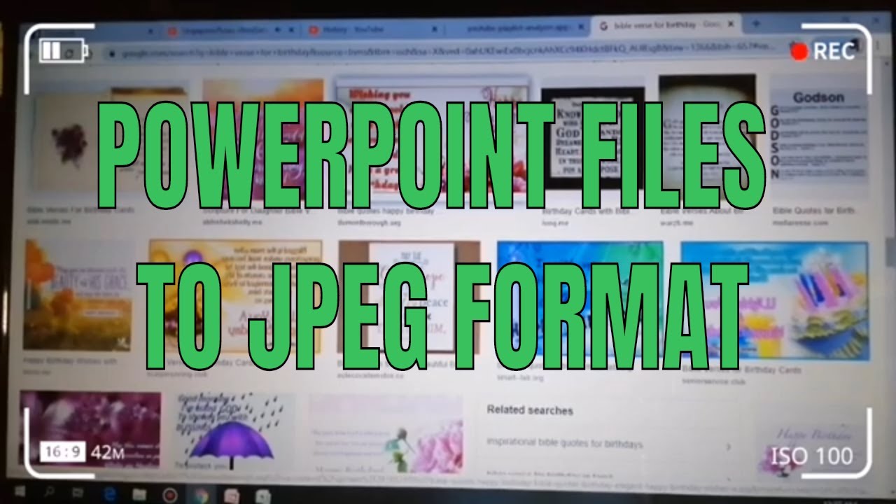 Editing photo using PowerPoint and saving PowerPoint presentation into ...