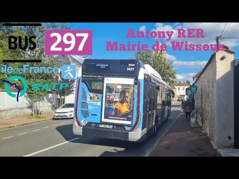 Bus 297 Ratp Urbanway 12 GNV Le Trajet Entre Antony RER ️Mairie de ...